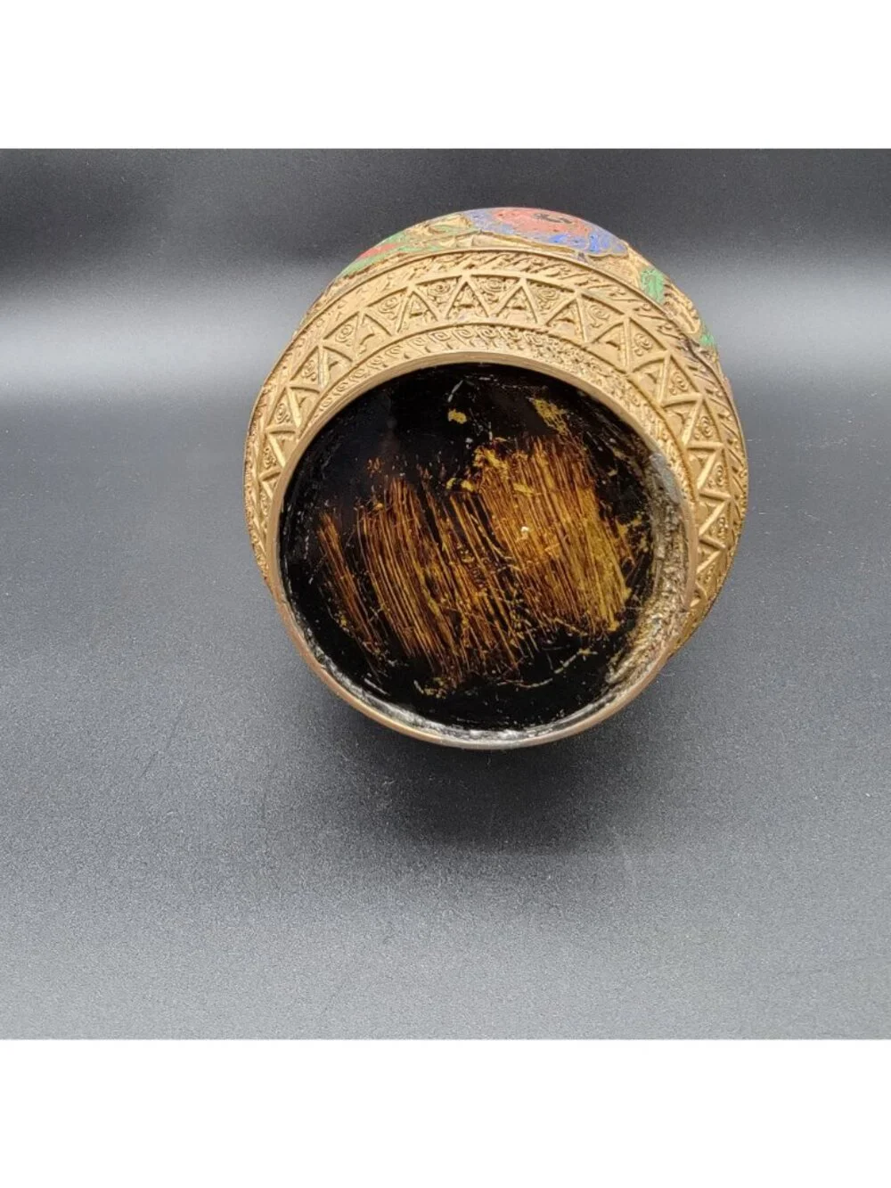 Accents | Antique Japanese Champleve Bronze Vase With Dragon Head ...
